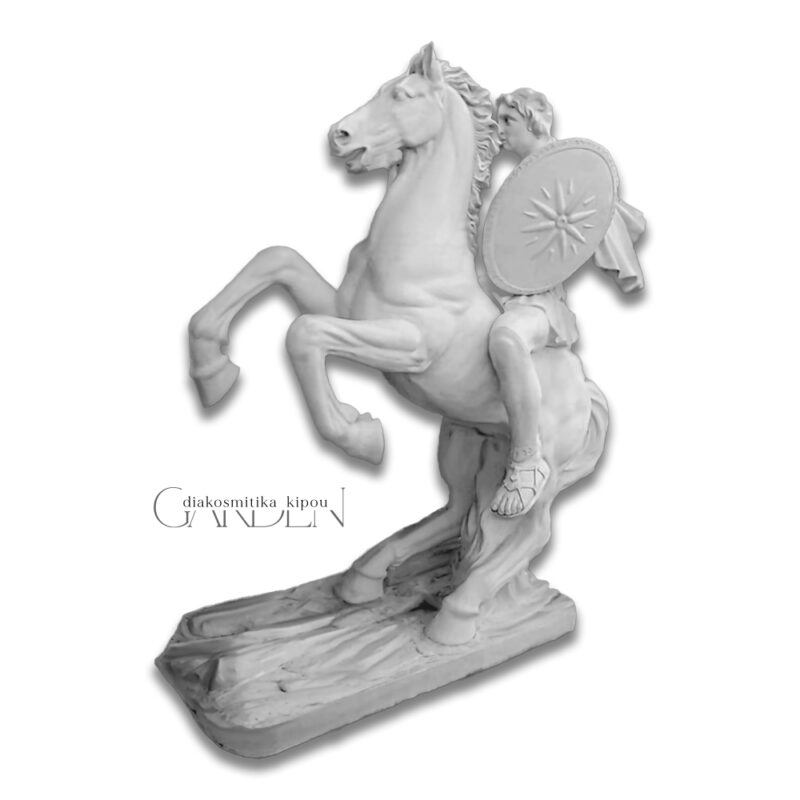 Μέγας Αλέξανδρος & Βουκεφάλας - Τσιμεντένια Αγάλματα